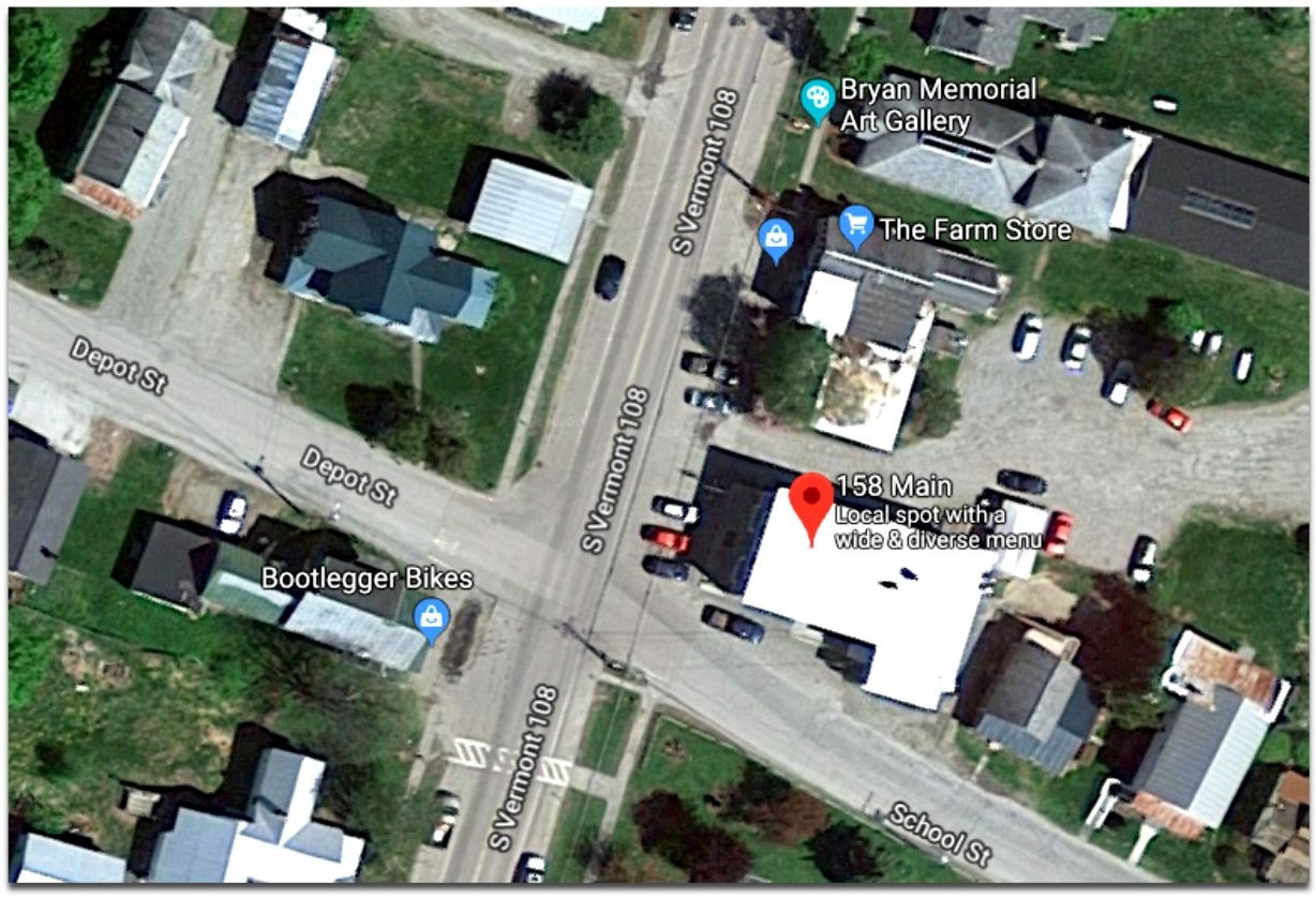 HOURS & CONTACT – 158 MAIN